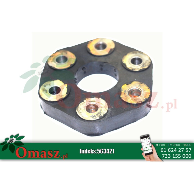 Sprzęgło gumowe 6-otworów Claas 624545 6245450